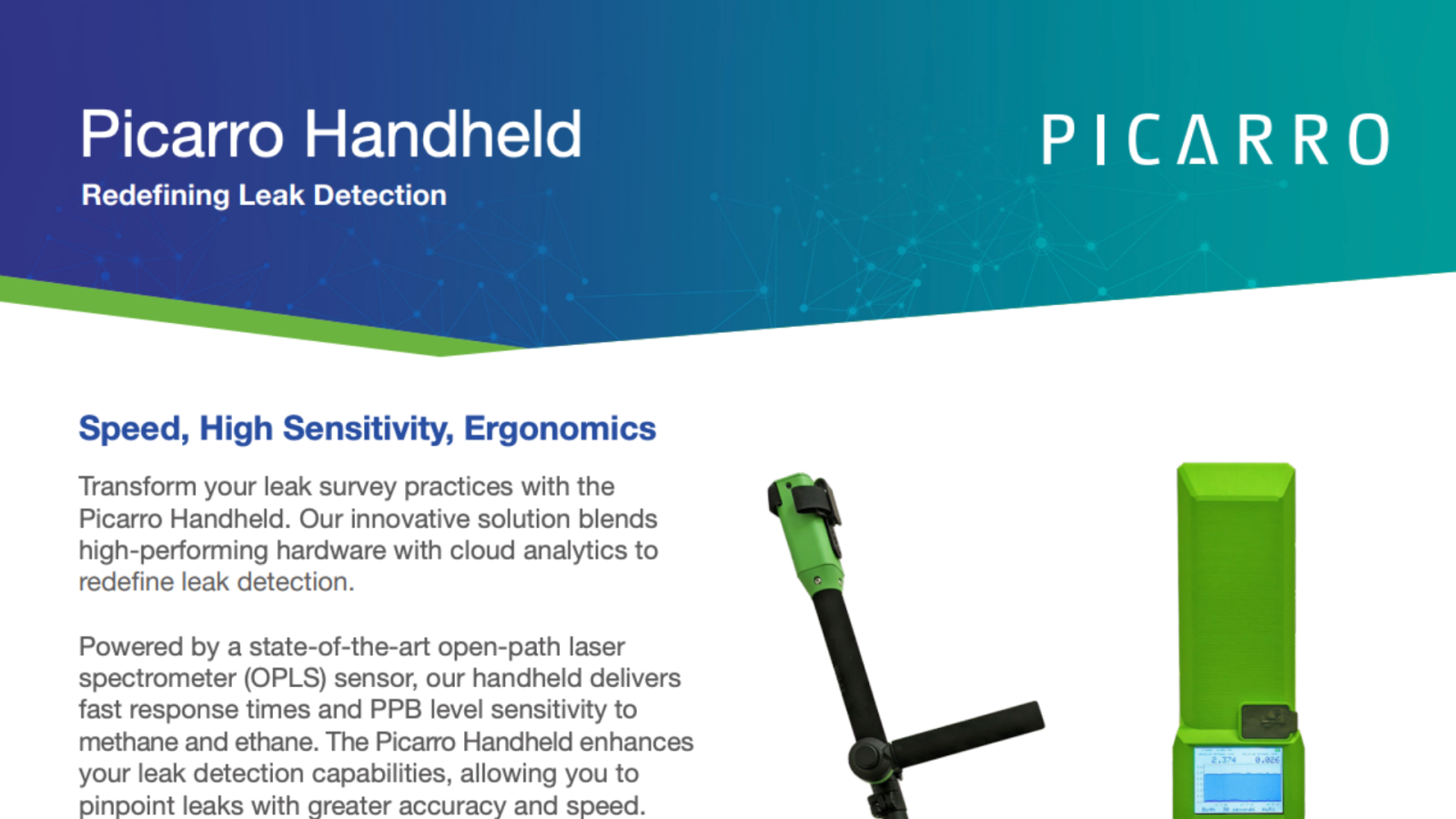 Picarro Handheld: Redefining Leak Detection | Picarro
